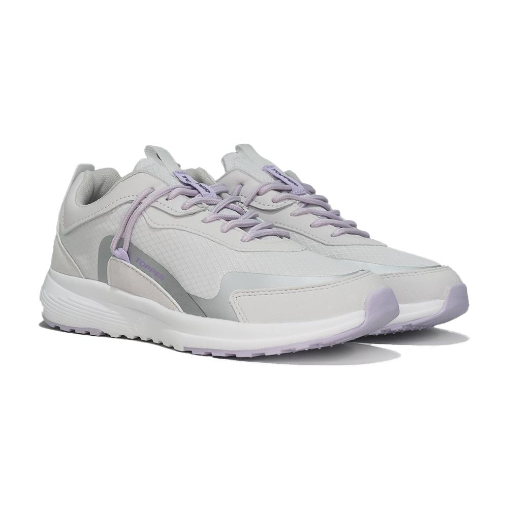topper zapatillas mujer - HANOI gris chip-lila orchid - megasports